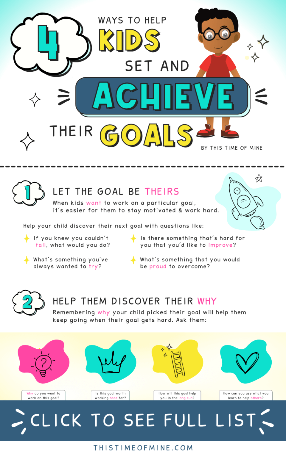 How To Help Kids Set Goals (In 4 Easy Steps!) - This Time of Mine