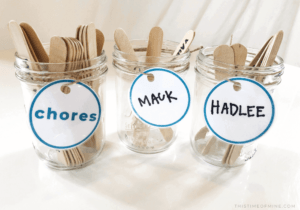 Chore Sticks For Kids: The Easy-To-Make Chore System That Works - This ...